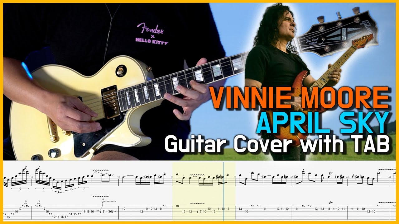 Vinnie Moore - April Sky Guitar Cover with TAB