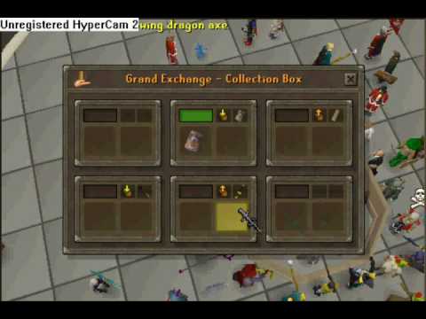 Selling Bandos Godsword in GE and Buying DRAGONFIRE SHIELD in GE