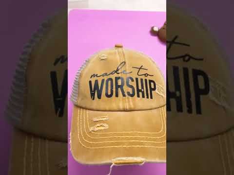 🧢 How To Use The Cricut Hat Press With HTV
