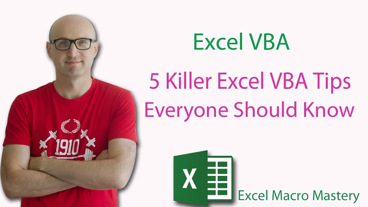 5 Killer Excel VBA Tips Everyone Should Know