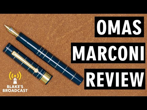 Omas Guglielmo Marconi Fountain Pen Review 4K
