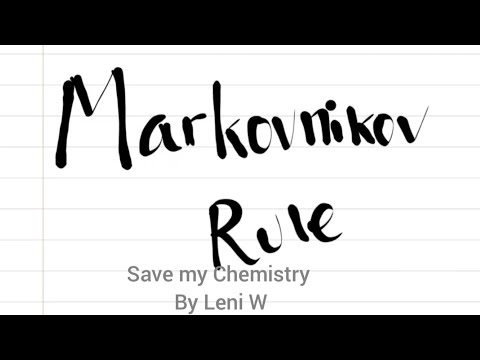 Markovnikov Rule