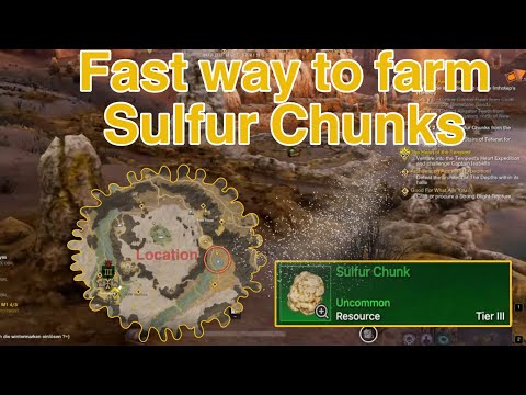 Steam Community :: Video :: New World - Fast way to farm Sulfur Chunks