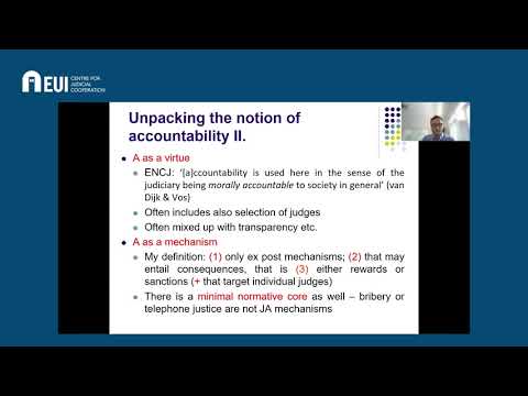 The Heterogeneous Systems of Accountability of Magistrates in Europe - David Kosař