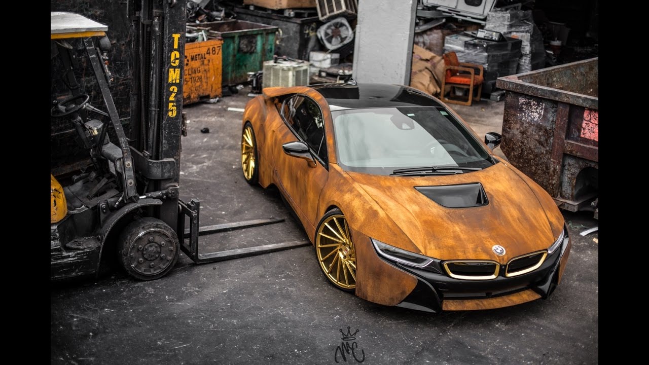 Austin Mahone's Rust Wrap BMW i8 Looks Amazing - autoevolution
