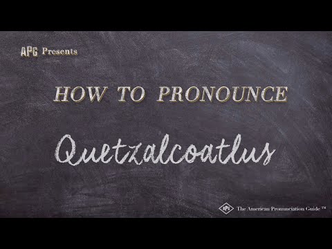 How to Pronounce Quetzalcoatlus (Real Life Examples!)