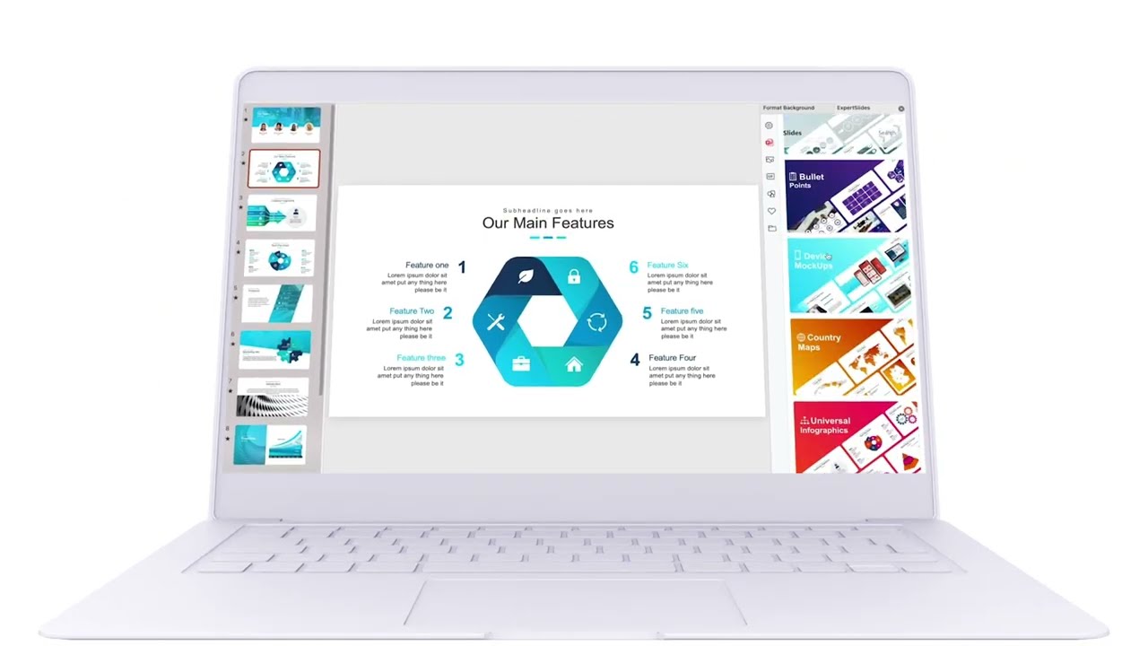 ExpertSlides - Powerpoint Template Add-In