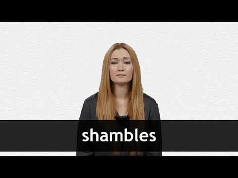 SHAMBLES definition in American English | Collins English Dictionary