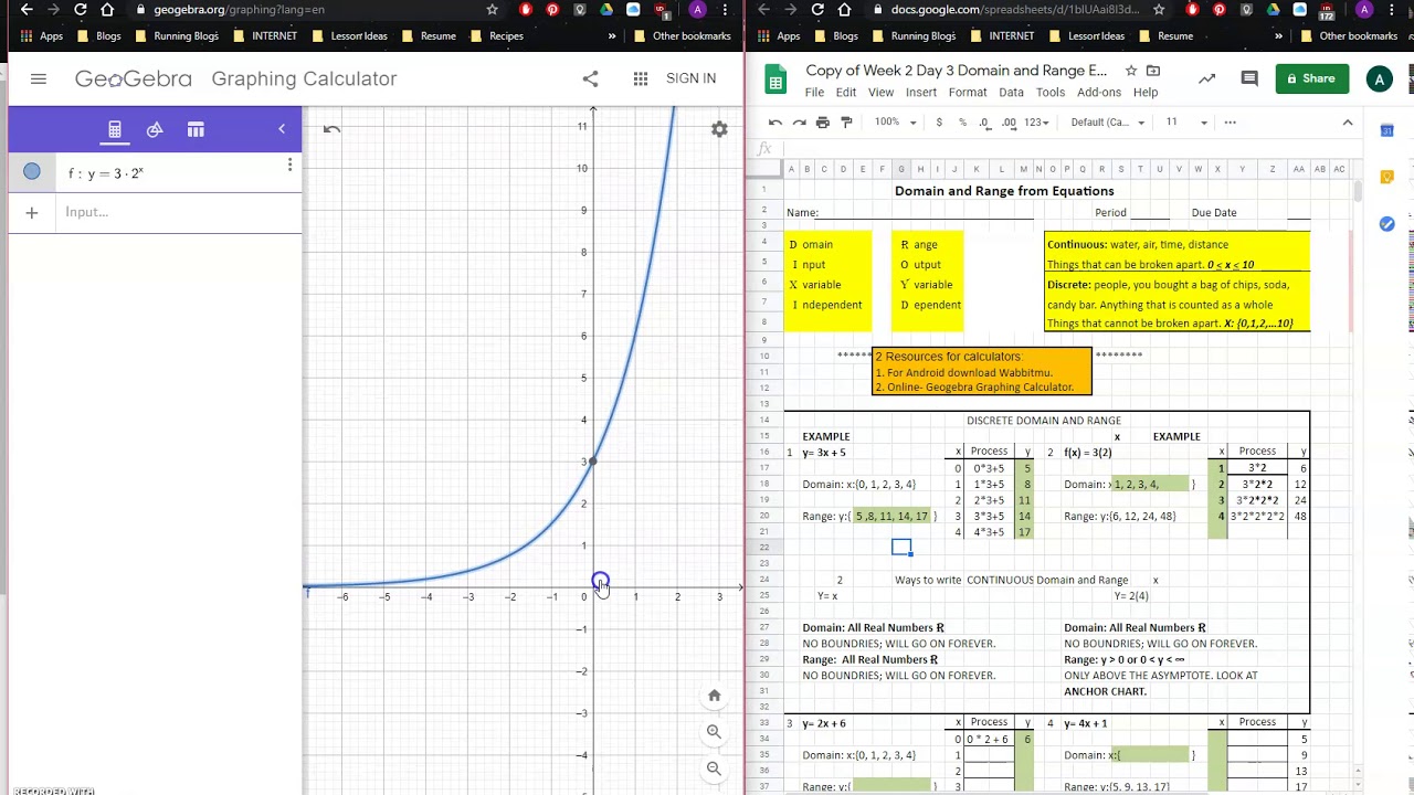 Week 2 Lesson 3: Geogebra How To