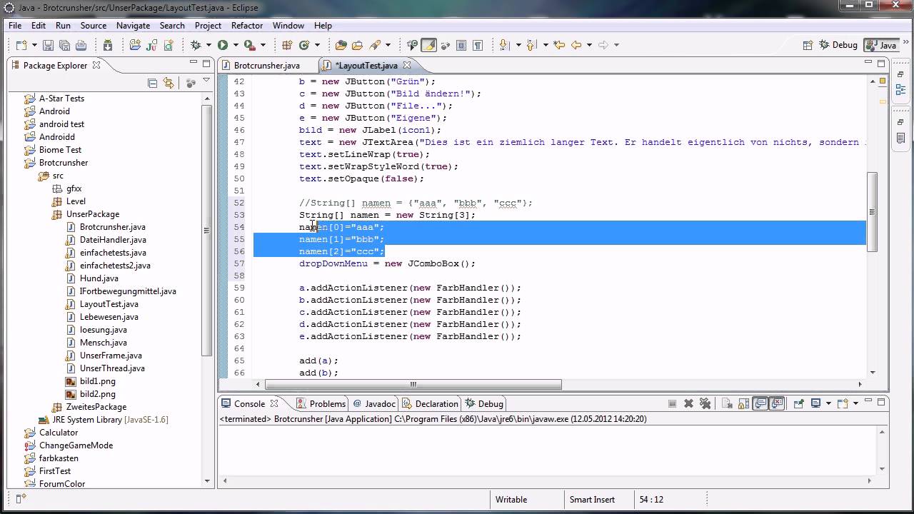 Java Tutorial 87 - JComboBox