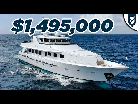 THIS $1,495,000 YACHT WAS DESIGNED FOR AN AVIATION ENTHUSIAST ENTREPENEUR!