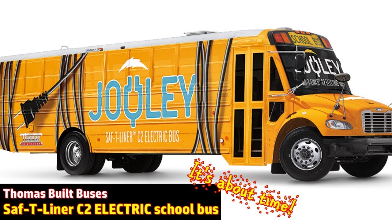 Finally! Thomas Built buses ELECTRIC school bus