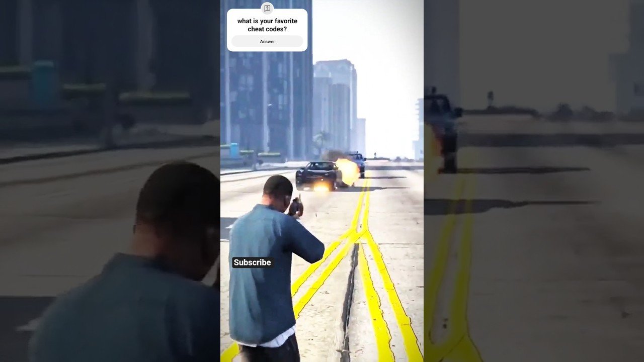💥 GTA 5 EXPLOSIVE bullet CHEAT CODE 😱#gta5 #shorts