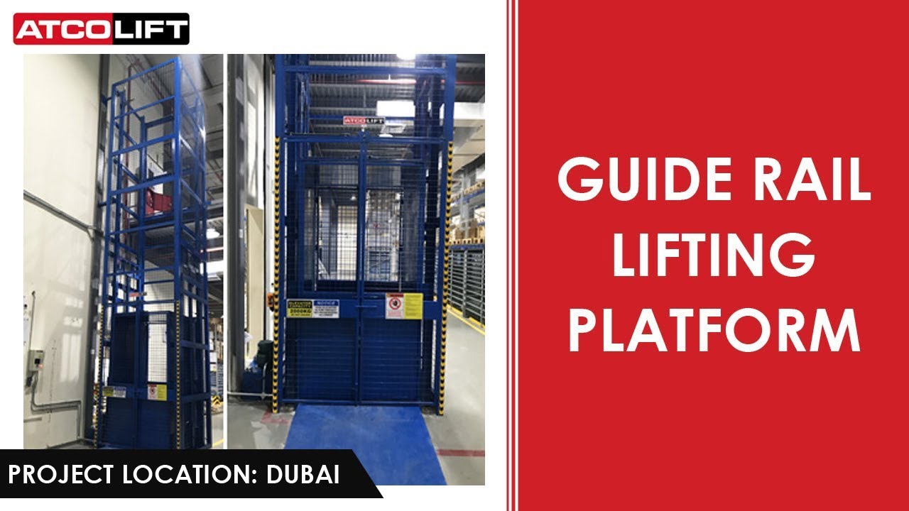 Guide Rail Lifting Platform | Warehouse Lifting Equipment | ATCOLIFT