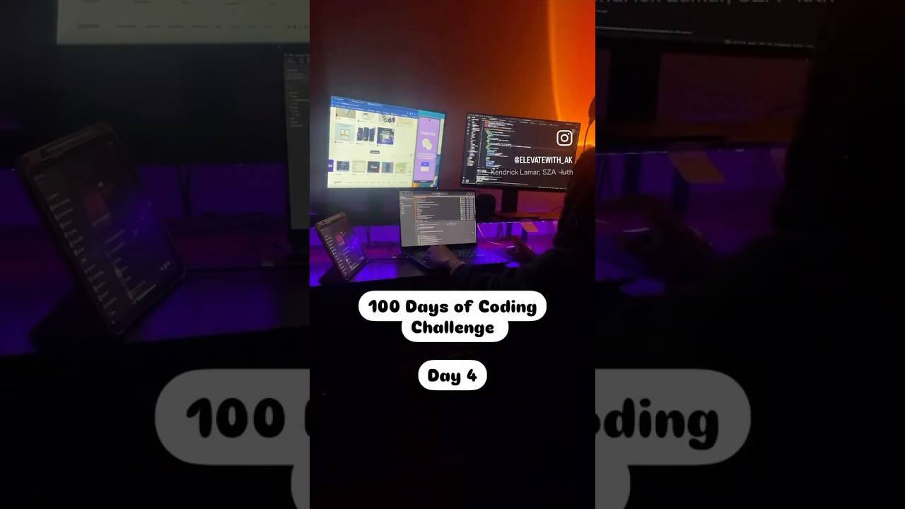 100 Days of Coding | Day 4 #100daysofcode #softwareengineer #coding