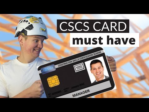 CSCS CARD a MUST. HOW TO GET YOUR CSCS CARD