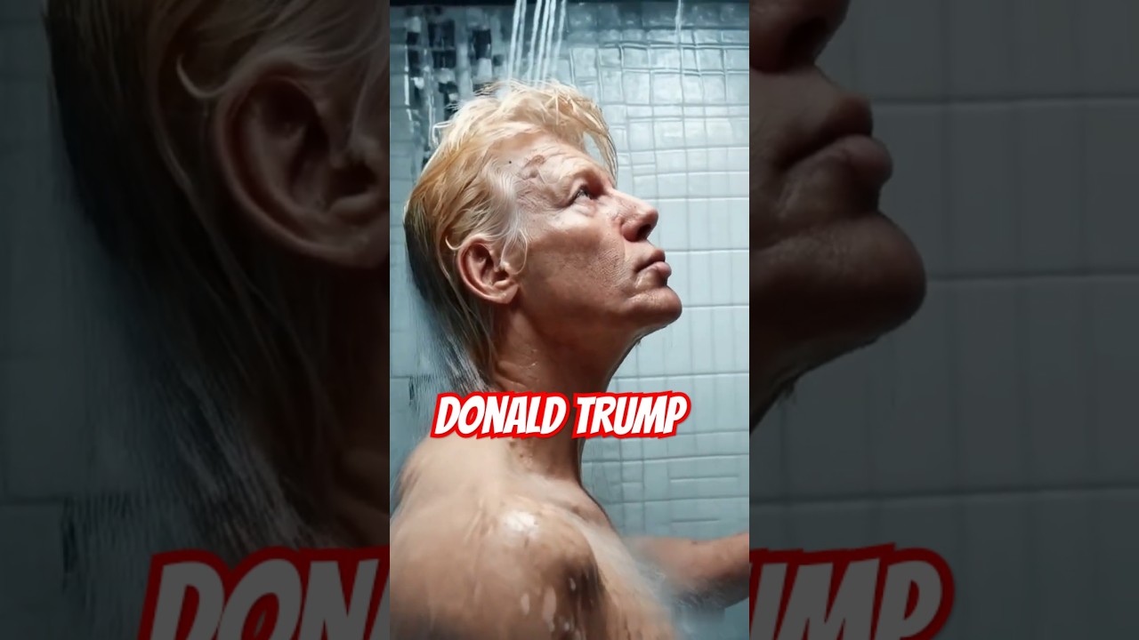 Donald Trump taking a bath 🚿 #aiart