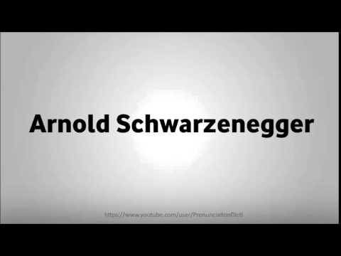 How to pronounce Arnold Schwarzenegger