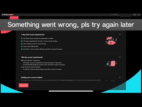 How to fix and gain access to TikTok Live Studio