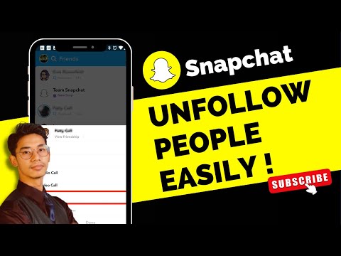How to Unfollow on Snapchat !