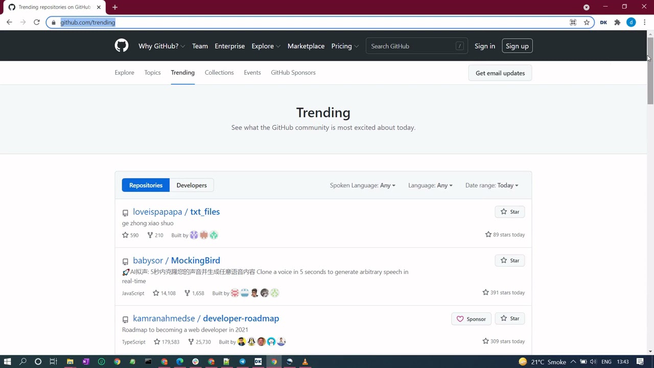 ''GitHub'' Trending Scraper - DataKund