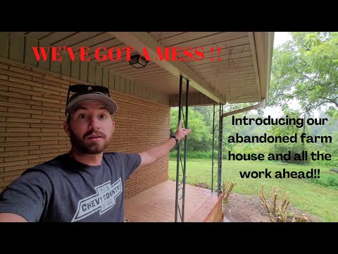 Our new (to us) abandoned farm house tour | Starting a new homestead