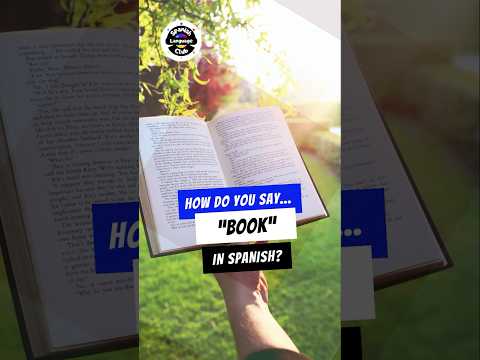🔵How do you say BOOK in Spanish | Quizzes to practice SPANISH