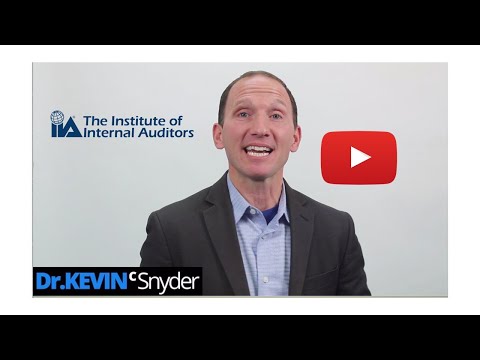 Kevin Snyder, keynote speaker, for Institute of Internal Auditors conferences and events