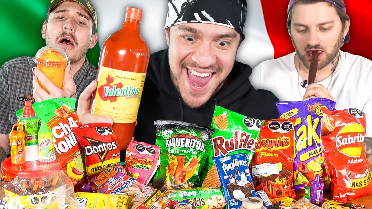 The Boys Eat MEXICAN Snacks