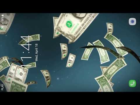 Money Rain Live Wallpaper
