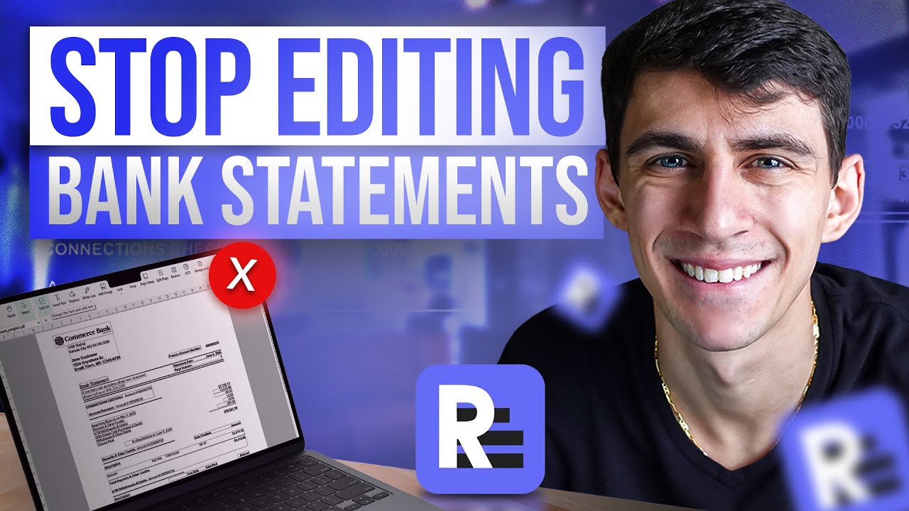 STOP Editing Your Bank Statements! Legal & Safe Method to Redact Bank Statement PDFs