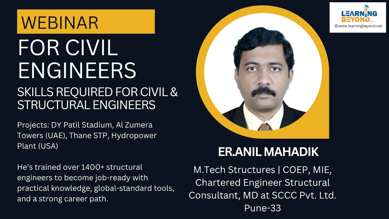 Structural Engineering Master Course – STAAD, ETABS, REVIT & More | Learn From Anil Mahadik Sir