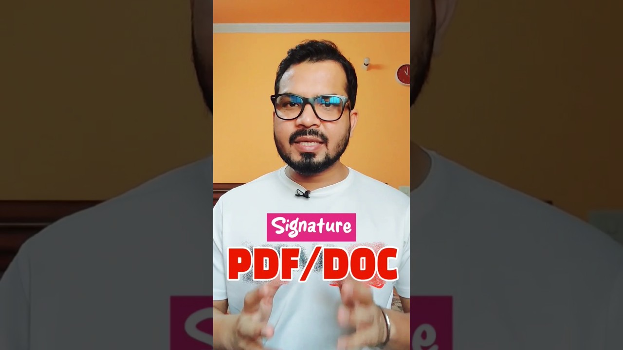 Digital Sign on PDF or Any Document