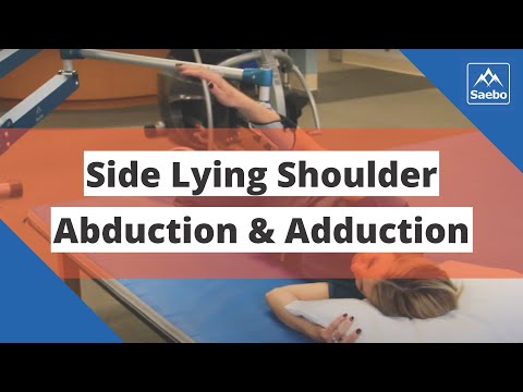 SaeboMAS Exercise - Side Lying Shoulder Abduction and Adduction