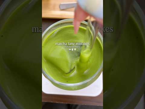 matcha latte mistakes for beginners ๐ต๐ฅ๐ก
