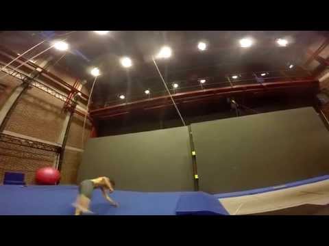double gainer to exercise ball – Gymnastics Coaching.com