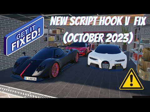 HOW TO FIX NEW SCRIPT HOOK V UPDATE FROM CRASHING/LOADING GTA V (OCTOBER 2023)