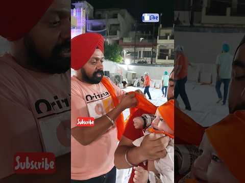 How to tie Punjabi Sikh Turban for kids#Cut_kids_Turban#Turban_For_Baby_Boy#kids_special#Viral_Short