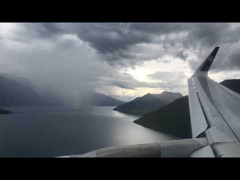4K - WORLD's Most Beautiful Landing - Queenstown - Air New Zealand A320