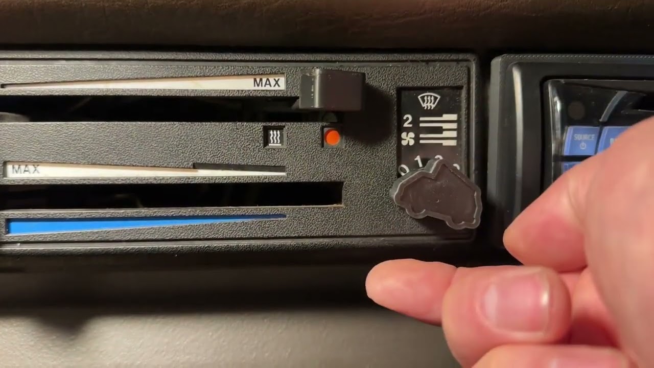 Vanagon fan switch knobs