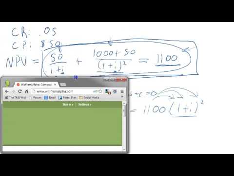 Yield to maturity of a 2 period coupon bond