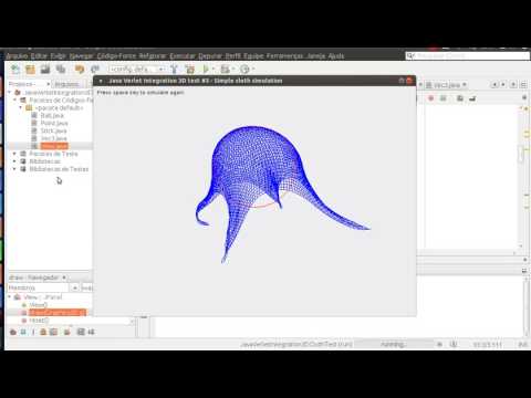 GitHub - leonardo-ono/JavaVerletIntegration3DSimpleClothTest: Java ...