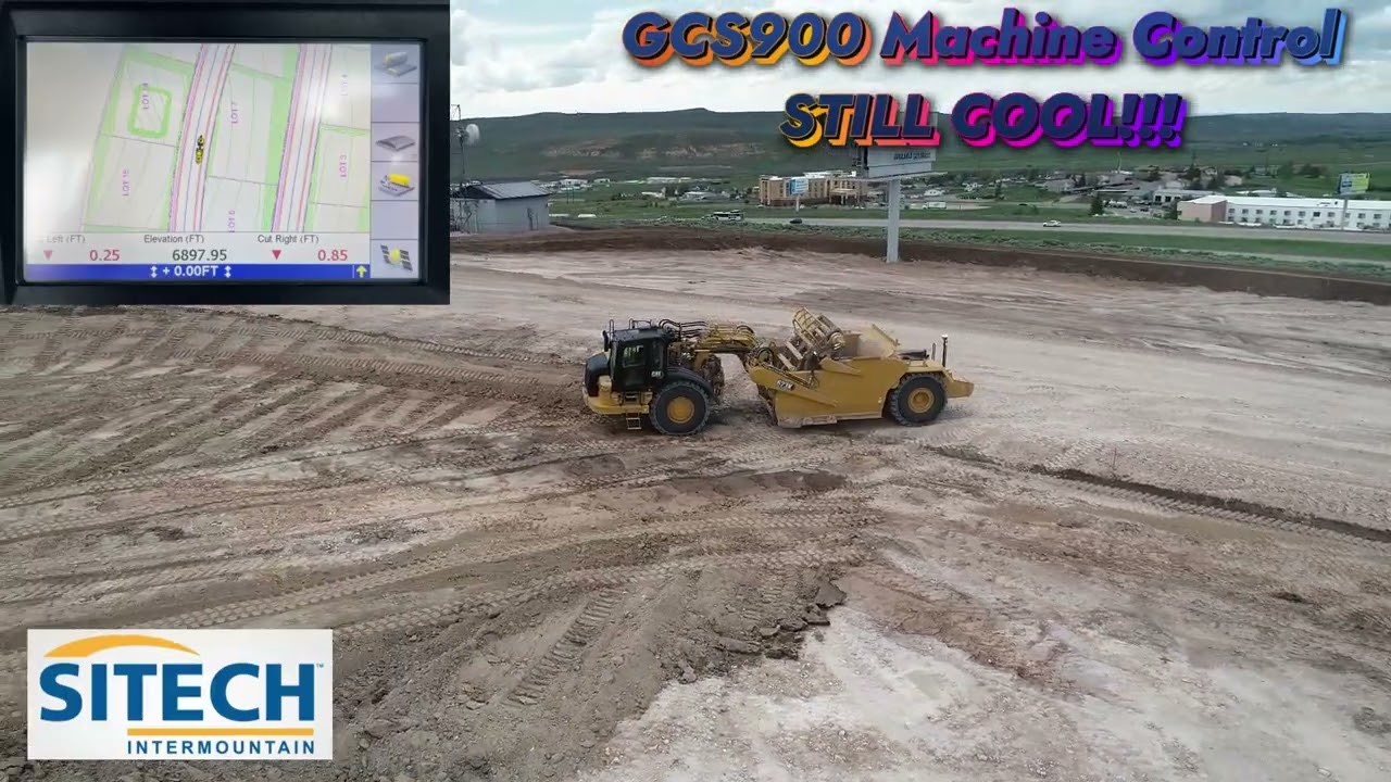 GCS900 Scraper Machine Control
