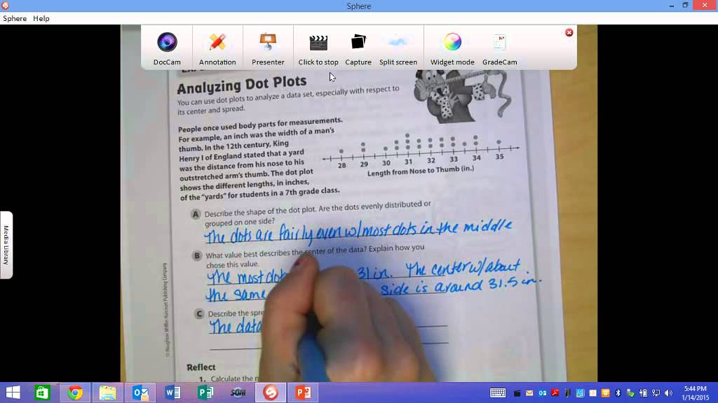 11.2 Comparing Data Displayed in Dot Plots
