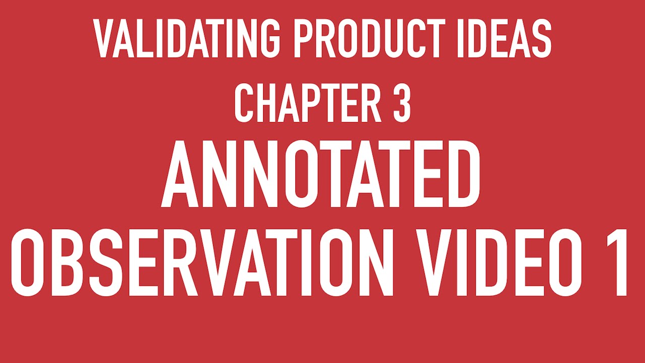 YouTube: Annotated observation 1