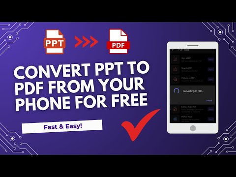 How to convert PPT to PDF in mobile 2025 | Android & iPhone