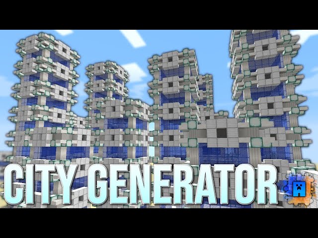 Working City Generator in one command! 1.10 & 1.9! Minecraft Map