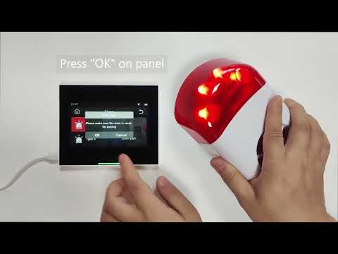 Staniot 433Mhz Wireless Strobe Light Siren 110dB Indoor/Outdoor Flash