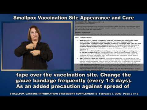 33 ENG Smallpox Vaccination Site Appearance