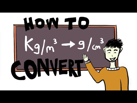 How to Convert kg/m3 to g/cm3 (And NEVER BE WRONG AGAIN)